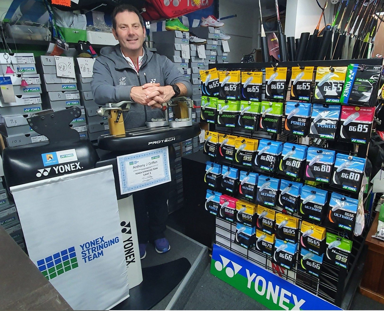 YONEX - ASTROX 88S TOUR 4U BADMINTON RACKET - SILVER / BLACK